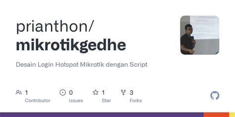 Github Prianthon Mikrotikgedhe Desain Login Hotspot Mikrotik Dengan Script