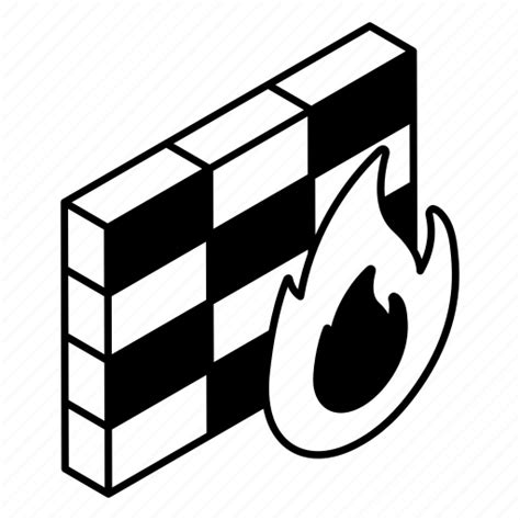 Firewall Fire Wall Security Internet Flame Defense Icon Download On Iconfinder