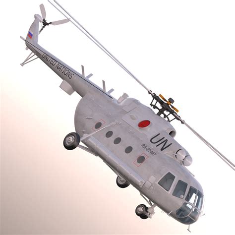 Mi 8 Helicopter 3d Model