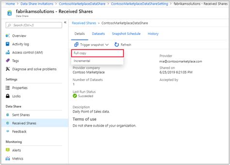 tutorial accept and receive data azure data share microsoft learn