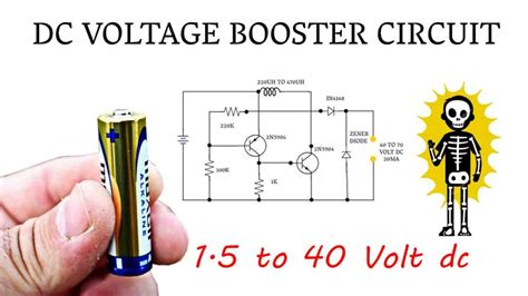 DC Voltage Booster Circuit Transistors स बनय
