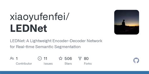 github xiaoyufenfei lednet lednet a lightweight encoder decoder