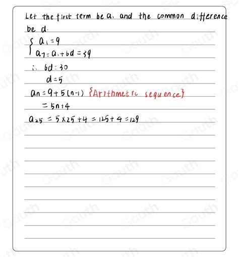 Solved Which Of The Following Numbers Is The 25 Th Term Of The