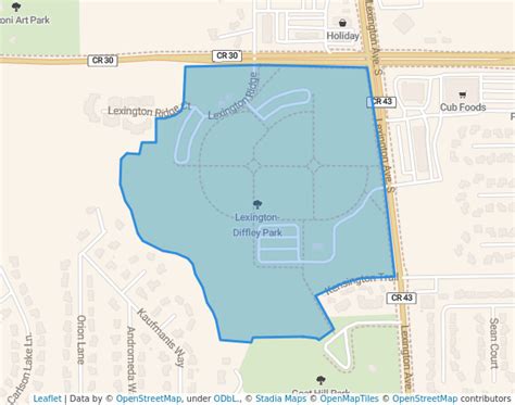 Lexington Diffley Park In Eagan Map And Routes