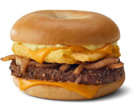 Mcdonalds Breakfast Bagel Sandwiches Accessible Nationwide Street