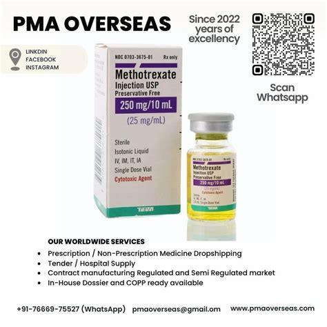 Methotrexate Injection 250 Mg At Rs 500 Vial Methotrexate Injection