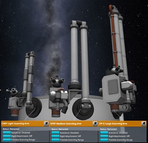 The New Scanning Arms Are Named After Spirit Sprt Opportunity Op E And Curiosity Crsy