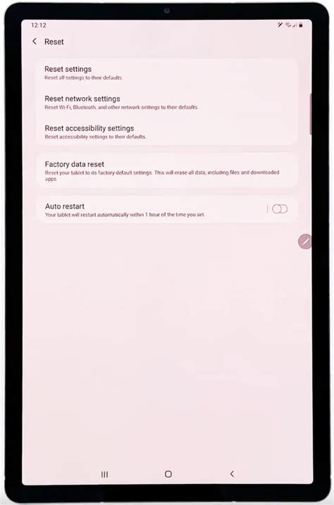 How To Factory Reset A Samsung Galaxy Tablet