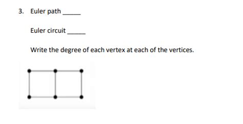 Solved Determine Whether Each Graph Has An Euler Path And Chegg Com