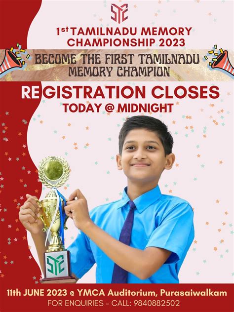 Dr Sriram Santosh On Linkedin ⚠️ Registration Closes Tonight Midnight⚠️ 1st Tamilnadu Memory…