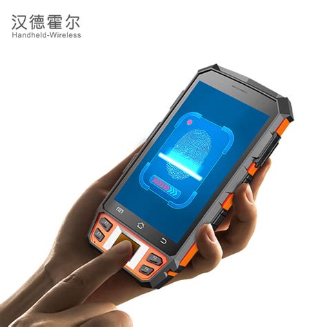 Handheld Wireless Portable Fingerprint Scanner Biometric Industrial PDA Android Smartphone With