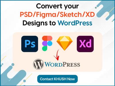 Your PSD Figma Sketch XD Designs Converted Pixel Perfectly In Wordpress Upwork