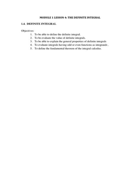 Calculus Pdf Integral Function Mathematics