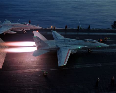Us Navy Grumman F 14a Tomcat Carrier Launch [2100x1680] R Warplaneporn