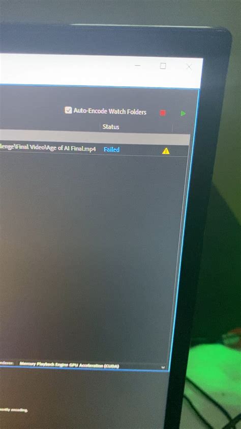 when my encoding fails after 3 5 hours r premiere