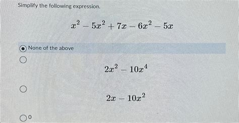 solved simplify the following