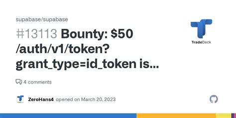 Bounty 50 Authv1tokengranttypeidtoken Is Always Returning Oidc Id Token Issued By A