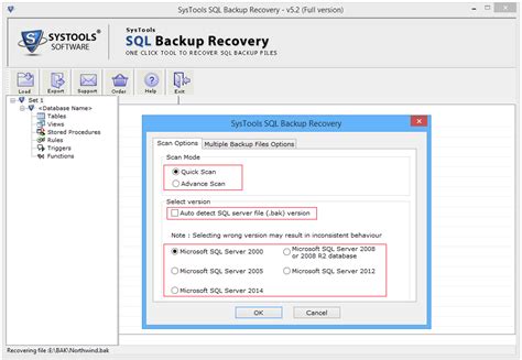 Sql Server Bak Recovery Tool Repair Corrupt Sql Backup File