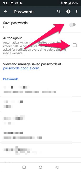How To Disable Google Smart Lock On Android And Chrome