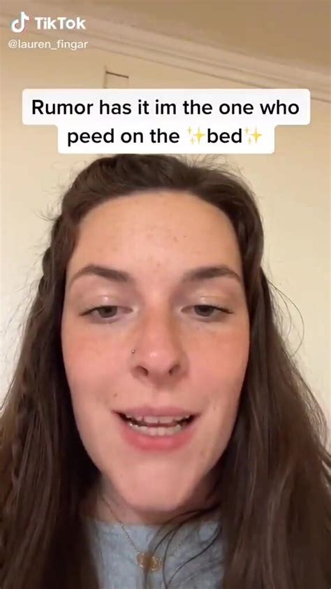Tiktok Girl Peed The Bed