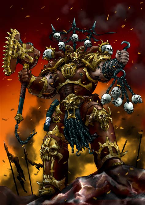 V32 Adeptus Astartes Chaos Space Marine Khorne Berserker Warhammer
