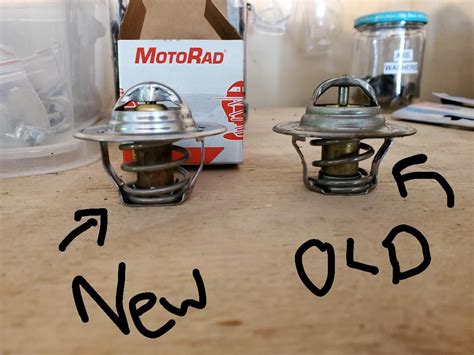 is it ok that the new thermostat looks little different or is it the wrong part? : r/MechanicAdvice