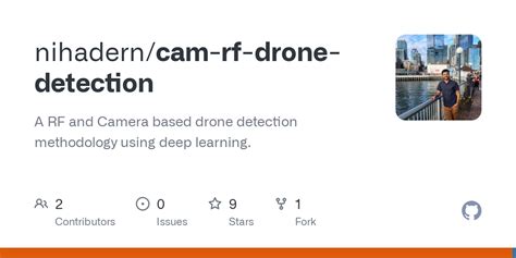 Github Nihadern Cam Rf Drone Detection A Rf And Camera Based Drone Detection Methodology