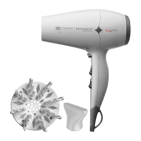 Secador GAMA Diamond 3D Therapy ION Plus 2 Velocidades 3 Temperaturas ...