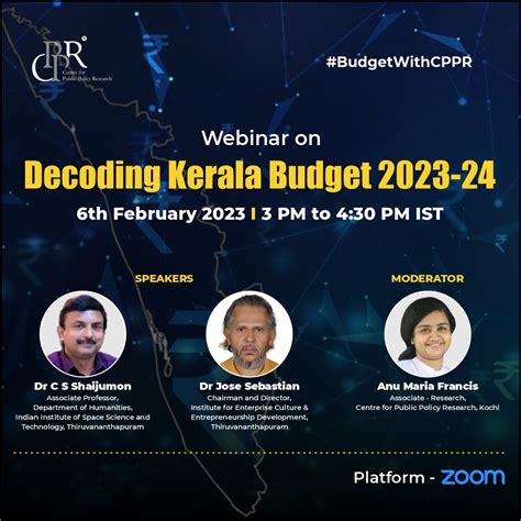 Decoding Kerala Budget 2023 Centre For Public Policy Research Cppr