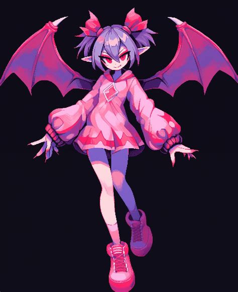 Devil Girl In Pink By Tuwalg On Deviantart