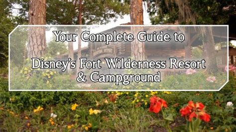 A Complete List Of All The Recreation And Activities Found At Disneys