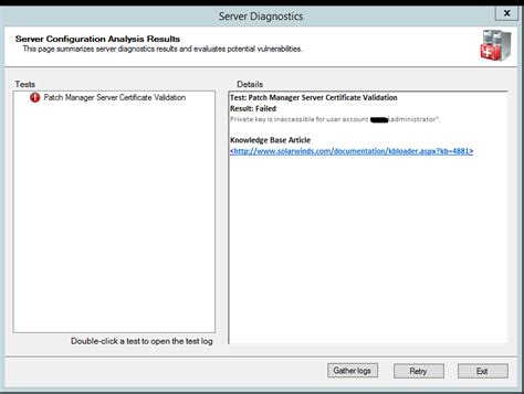 Help With Solarwinds Certificate Error Windows Spiceworks Community