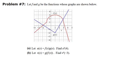 solved problem 7 let f ﻿and g ﻿be the functions whose