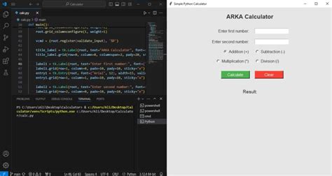 Mohammed Ali Patel On Linkedin Python Tkinter Calculatorapp