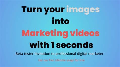 Special Invite For Beta Testers Calling Professional Marketers（ai