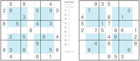multi sudoku free online twin corresponding sudoku grid puzzle