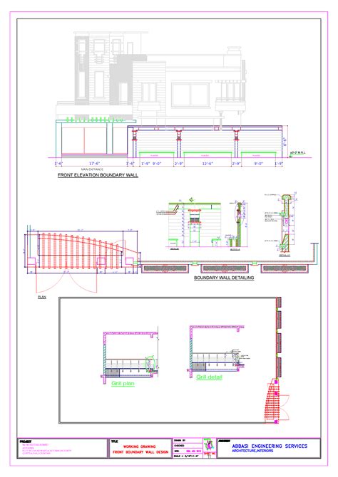 Architectural Section Elevation Floor Plan Detail Drawing Autocad Drawing For 30 Seoclerks
