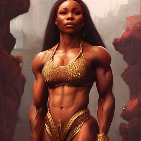 Ebony Muscles 2 By Williotereh On Deviantart