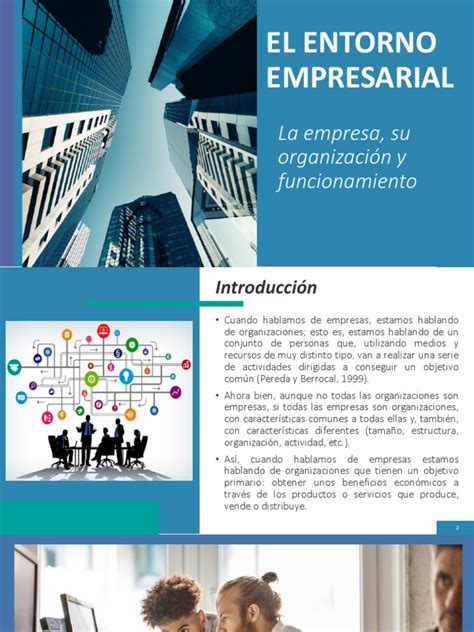 El Entorno Empresarial Pdf Business Economias