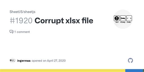 Corrupt Xlsx File Issue SheetJS Sheetjs GitHub