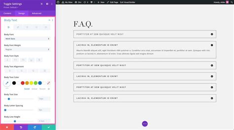 The Divi Toggle Module Elegant Themes Documentation