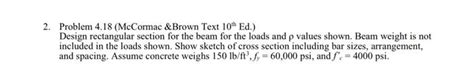 Solved Problem 418 Mccormac Andbrown Text 10th Ed Design