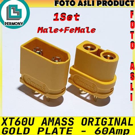 Jual Xt60 Xt60u Xt60h Connector Konektor Socket Soket Male Female Plug
