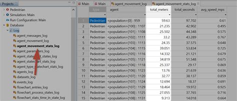 anylogic how to calculate pedestrian traveled distance stack overflow