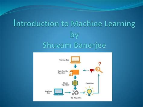 introduction to machine learning pptx