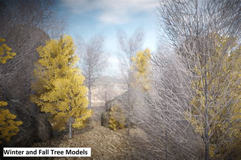Super Tree Bundle Mobile 3d Trees Unity Asset Store