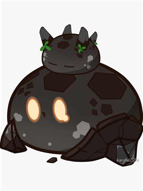 Geo Slime Genshin Impact Sticker For Sale By Karylle Redbubble
