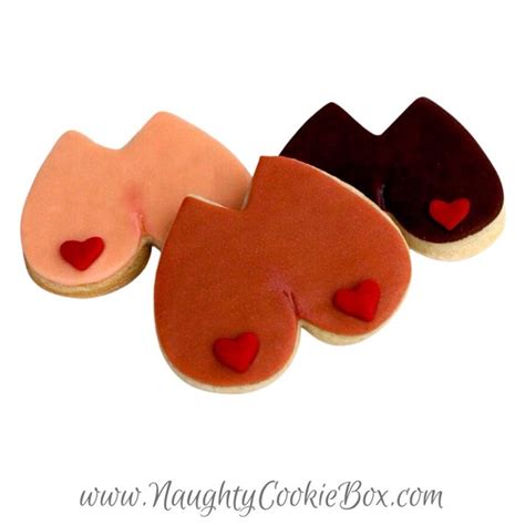 Half Dz My Heart Boob Cookies Sexy Valentines Day Hearts On Etsy