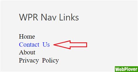 How To Highlight Current Active Page Link In WordPress WebPlover