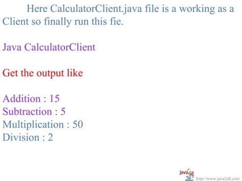 Java Rmi Example Program With Code Pps Programming Languages Computing